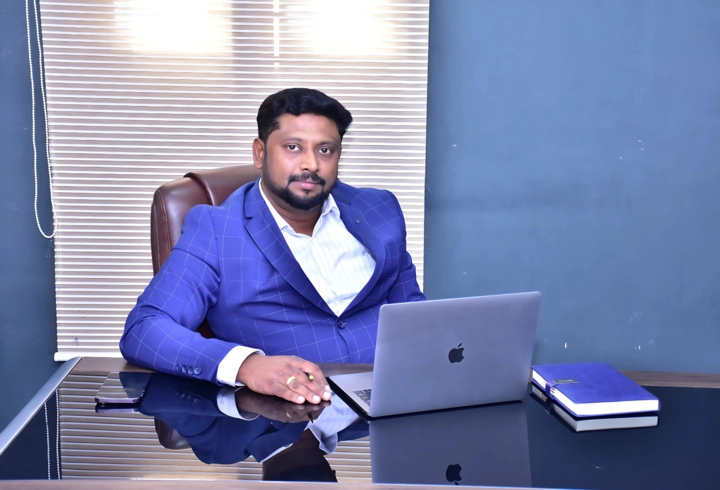 CEO smiling in a suit